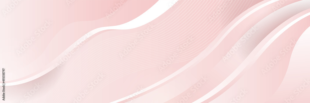 Abstract pink banner background design. Vector abstract graphic design ...