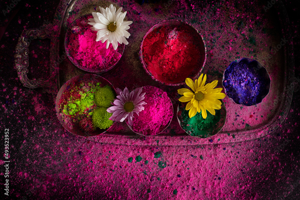 Colors of Holi Stock Photo | Adobe Stock