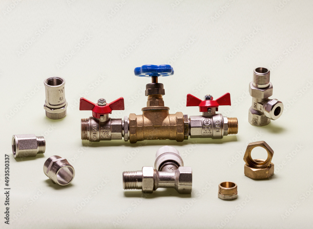 Fittings and cranes are details of pipeline connections that provide an ...