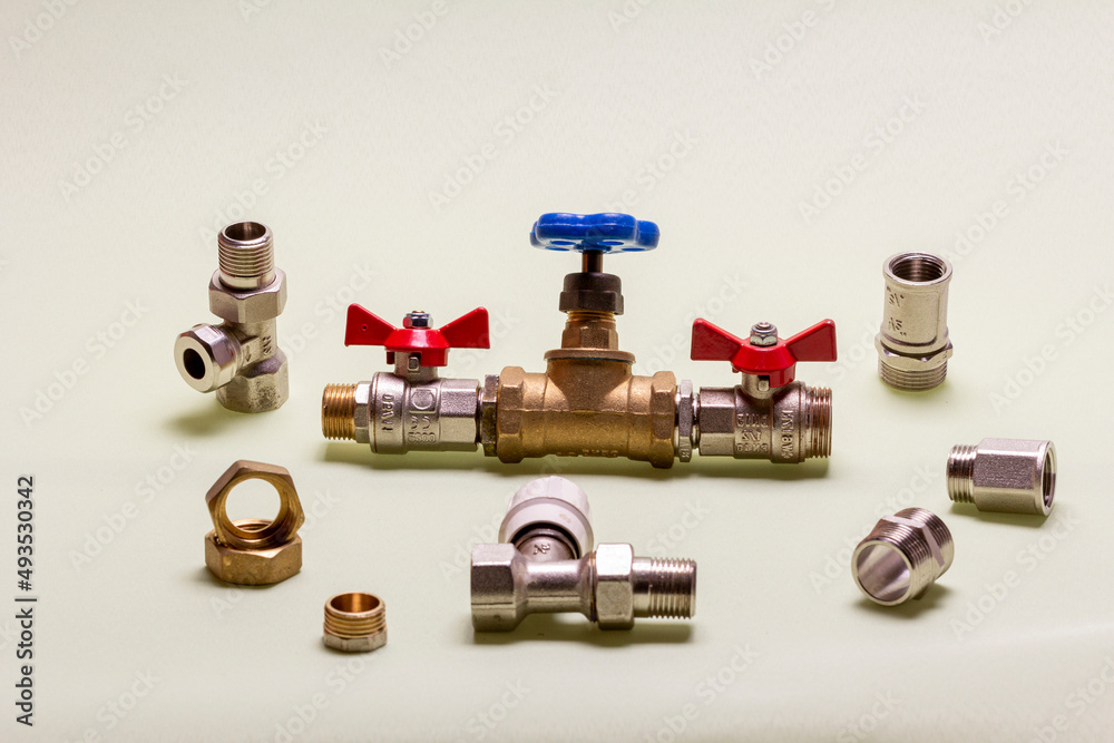 Fittings and cranes are details of pipeline connections that provide an ...