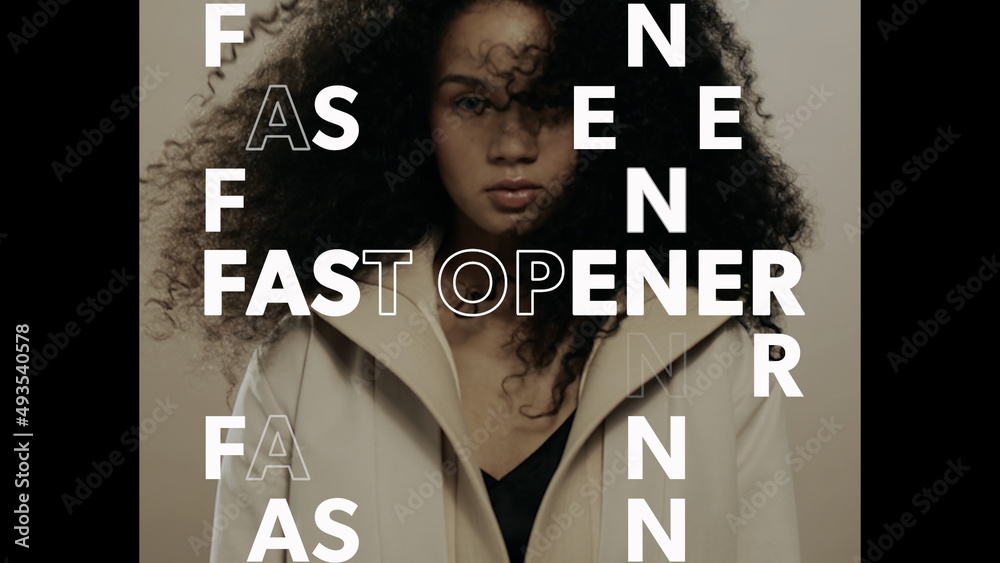 Motion Flicker Opener Overlay Tiltles Stock Template | Adobe Stock