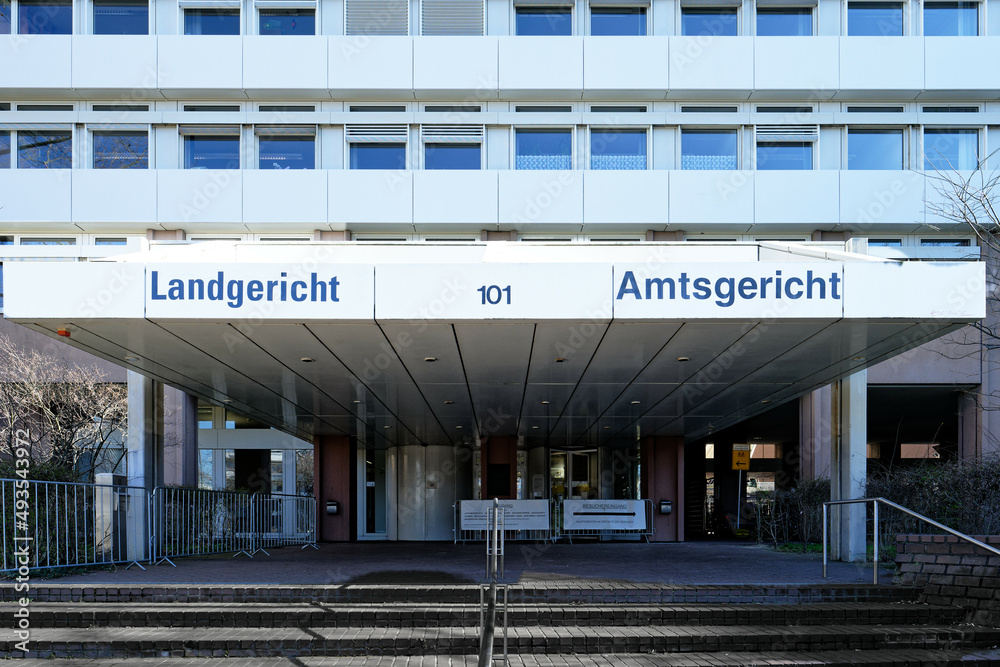 Cologne, Germany, March, 03 2022: the Building of regional and local ...