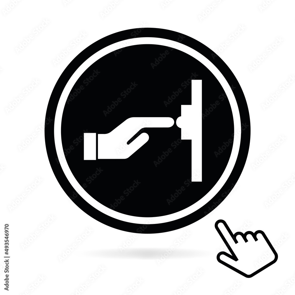 Logo sonner à l'interphone. Stock Vector | Adobe Stock