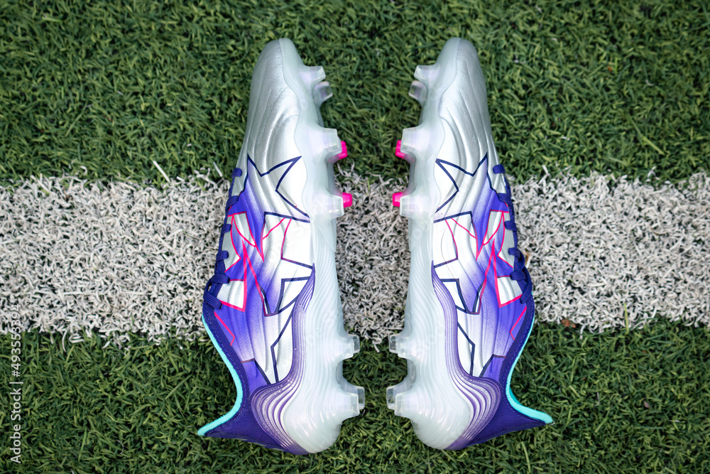 Thailand, March 2022: Adidas football launch new "Copa Sense ...