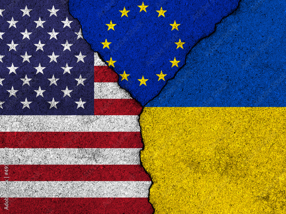 USA and European union support and help for Ukraine in Russian invasion ...