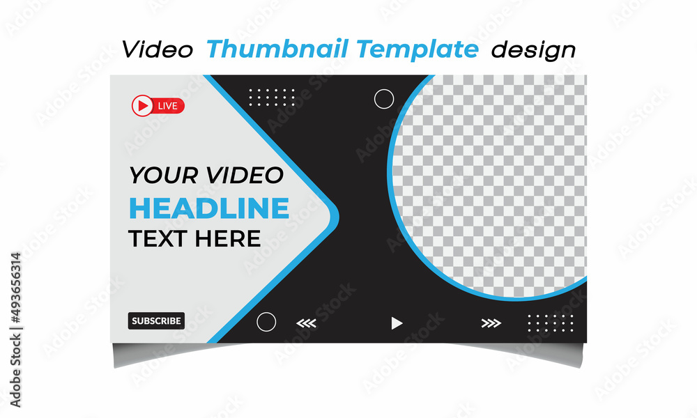 Professional video thumbnail design and Video cover photo for social ...
