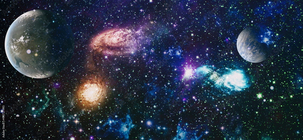 Colorful Space Nebula