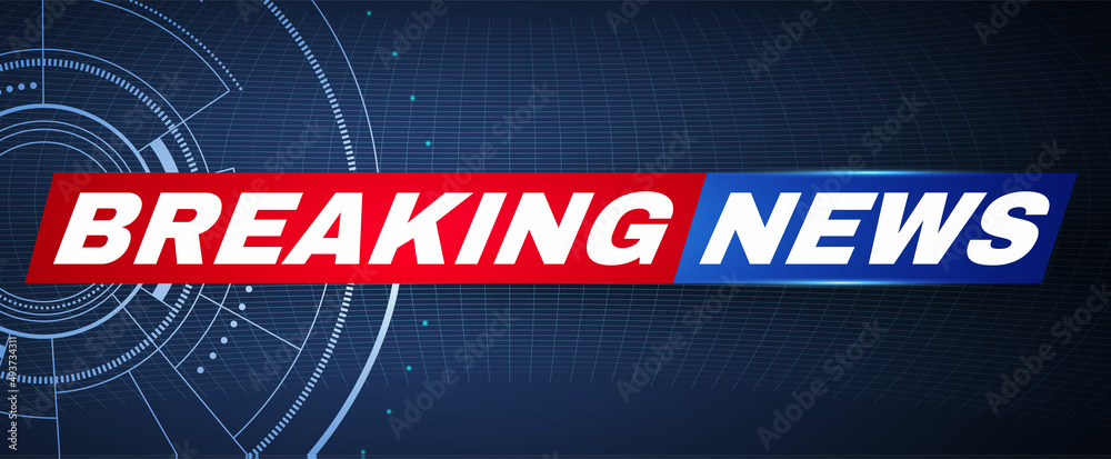 Breaking news background with World map and light effects. Stock Vector ...