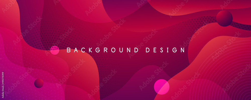Liquid abstract background red and black wavy liquid fluid layer vector ...