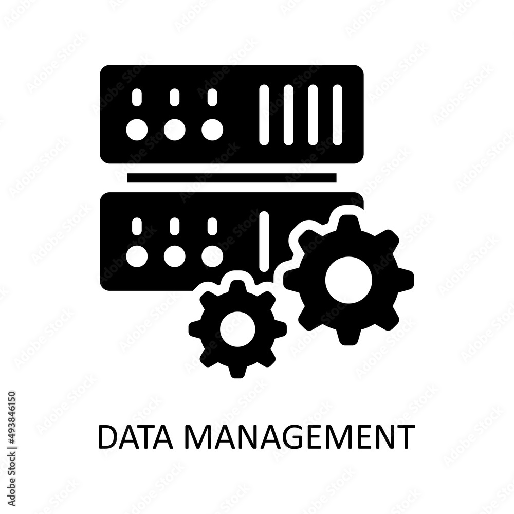 Data Management Vector Solid icons for your digital or print projects ...