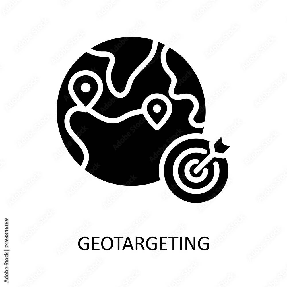 Geotargeting Vector Solid icons for your digital or print projects ...