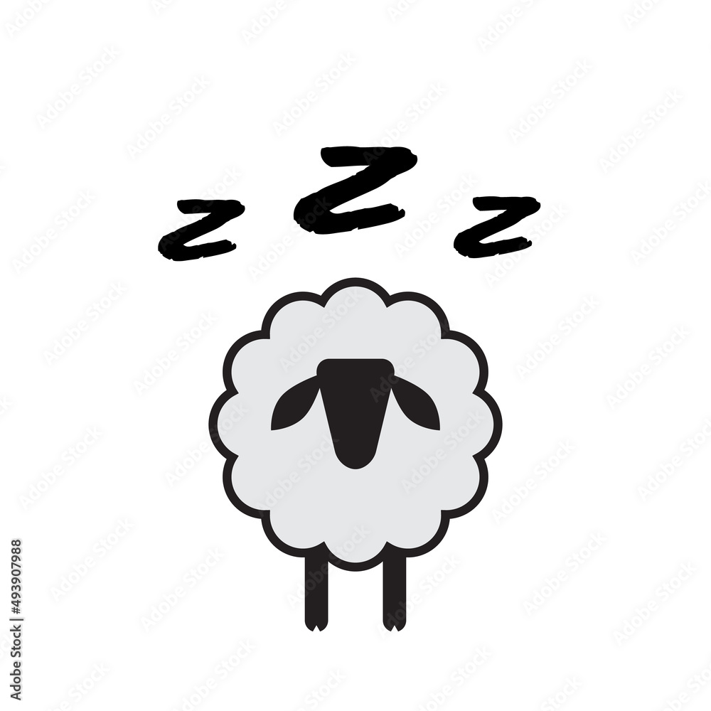 Zzz Icon, Snoring Symbol, Zzzz pictogram Stock Vector | Adobe Stock