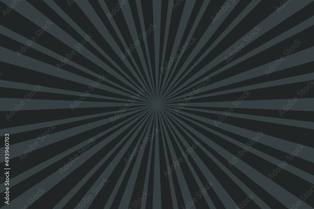 Dark gray ray star Pattern Background. Sunburst radial backdrop Stock ...