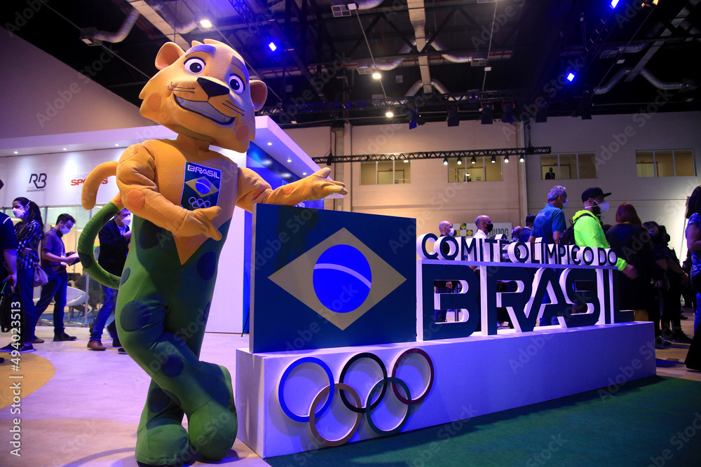 salvador, bahia, brazil - march 20, 2022: Ginga, mascot of the ...