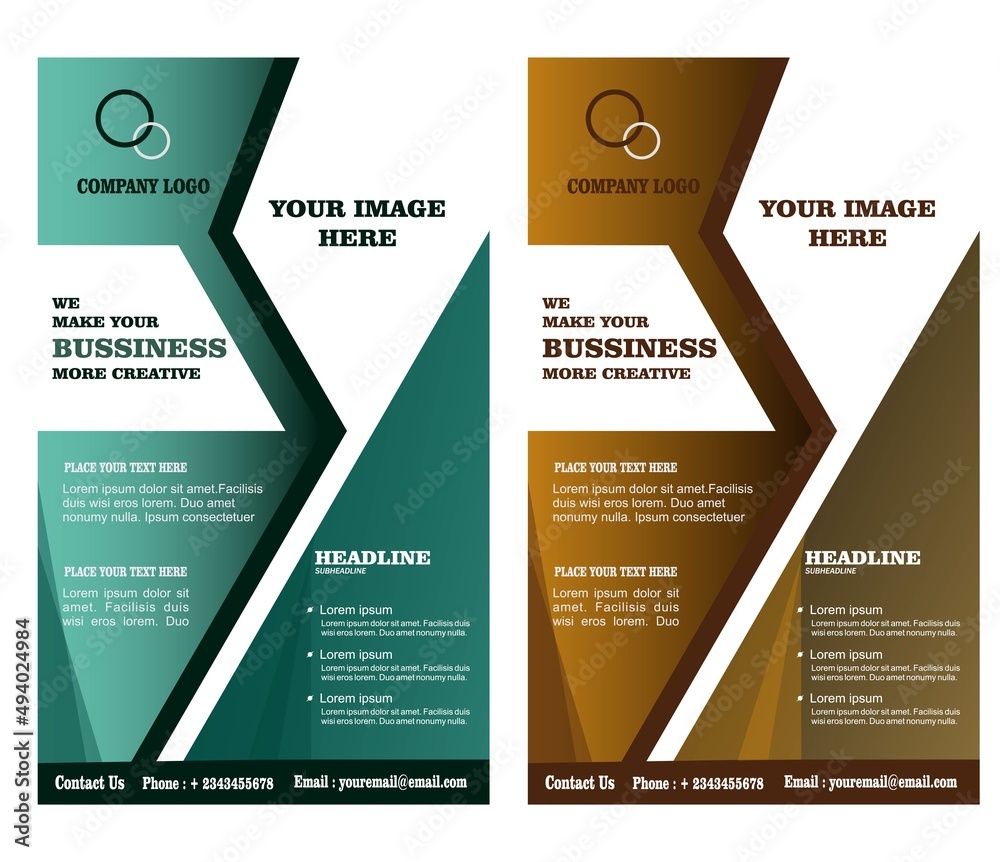 blue and gold vector template , right color combination, best design of ...