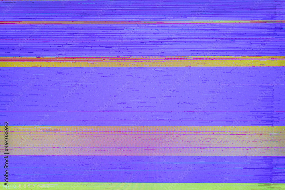 Colorful abstract stripes background formed on screen. LCD is due to an ...