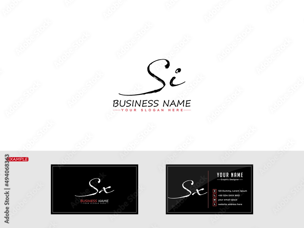 Signature SI Brush Logo, initial Si is Signature and Handwriting Brush ...