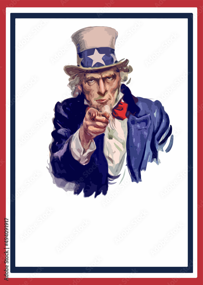 Uncle Sam American Stock 일러스트레이션 | Adobe Stock