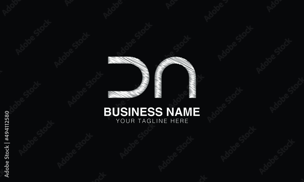 DN N dn initial logo | initial based abstract modern minimal creative ...