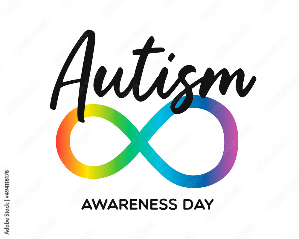 Neurodiversity symbol. World Autism Awareness Day Concept.Infinity icon ...
