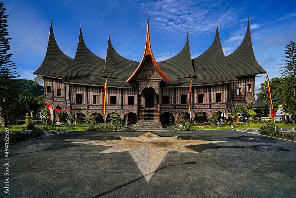 Museum of Minangkabau Culture in North Sumatra, Indonesia Stock Photo ...
