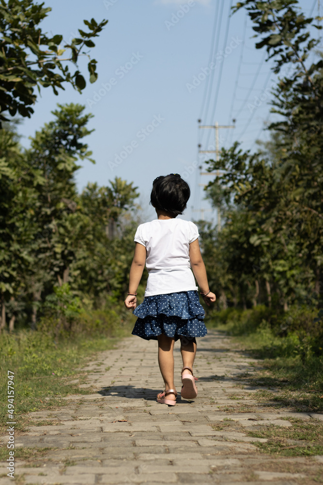 Girl Walking Away Alone