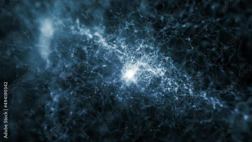 Abstract Neuron And Synapse Microscope Background Fx/ 4k animation of ...