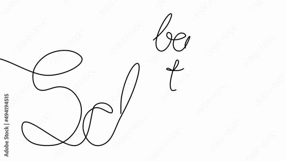 Continuous black line drawing back to shool on white background ...