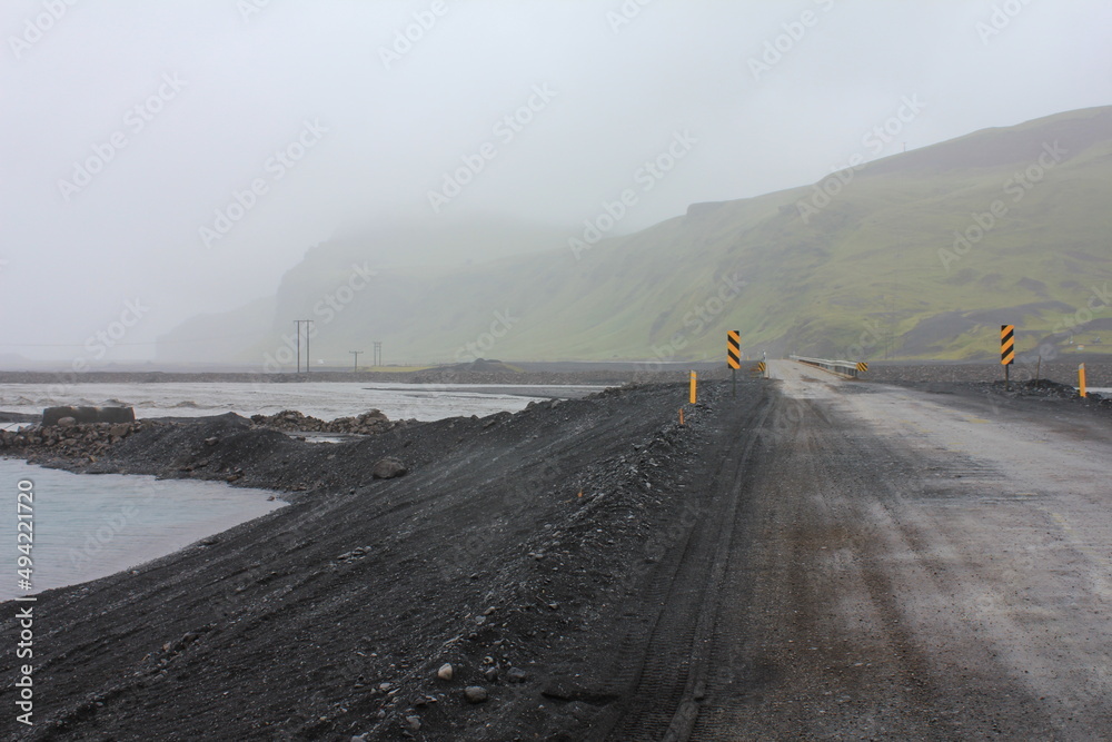 Parts of Iceland's ring road 1 washed away after the dramatic 2010 ...