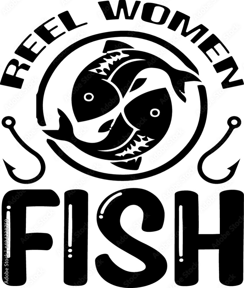 Fish Svg design fishing, fish, fishing lover, fisherman, vector file ...