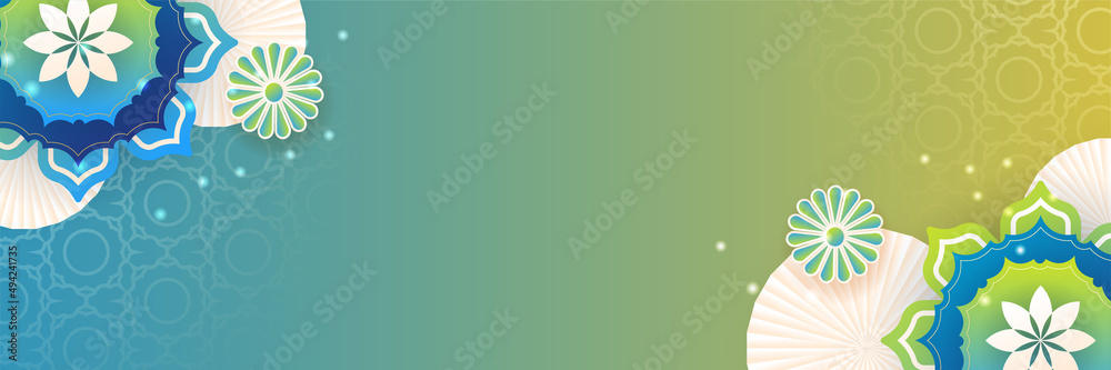 Stylish golden mosque design islamic banner background Stock Vector ...