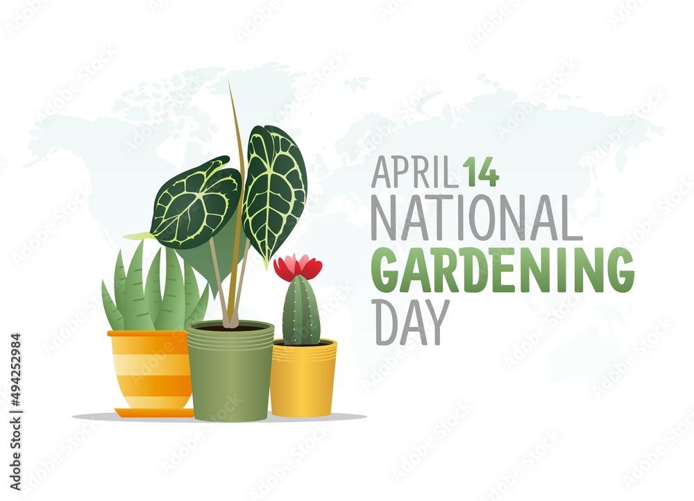 vector graphic of national gardening day good for national gardening ...