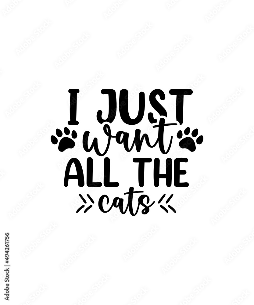 Vetor de Cat svg bundle, cat clipart, cat silhouette svg, meow svg ...