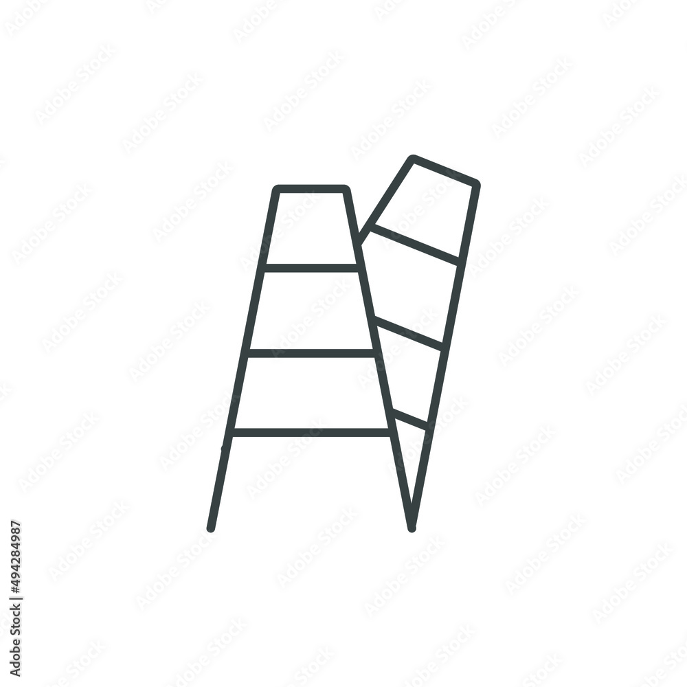 Step Ladder icons symbol vector elements for infographic web Stock ...