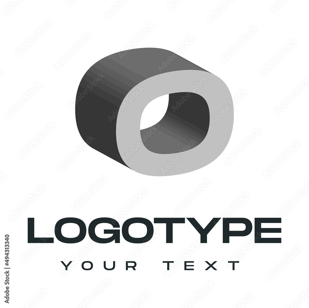 Letter Logo, 3D Logo, 3D Letters, Initial Logo, Monogram, Logo for ...