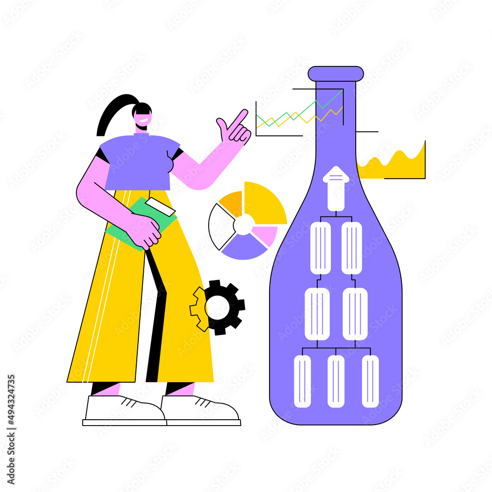 Bottleneck analysis abstract concept vector illustration. Visual ... Bottleneck analysis abstract concept vector illustration. Visual ...