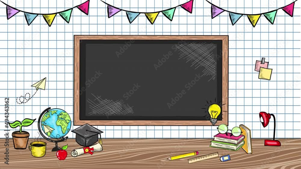 Teacher's Day Celebration Card Animation Design Happy Teacher's Banner ...