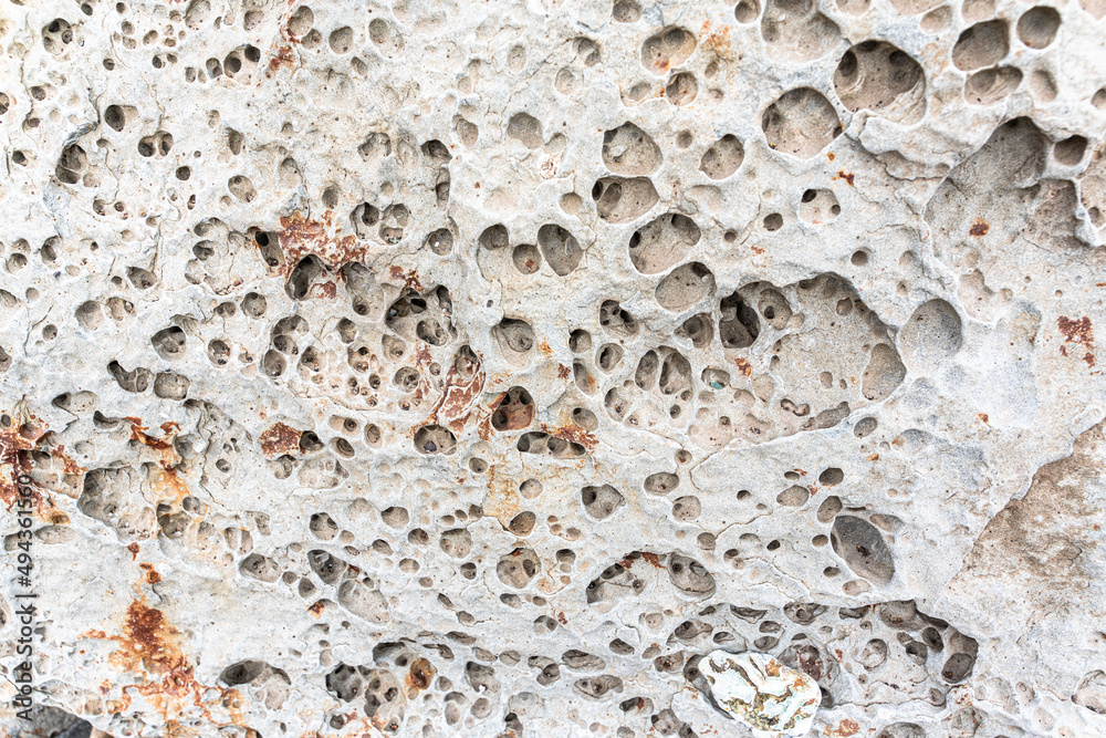 texture of porous stones on the beach, nature, natural phenomena, brown ...