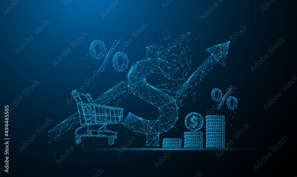 Growth of sales or growth of market basket or consumer price index ...