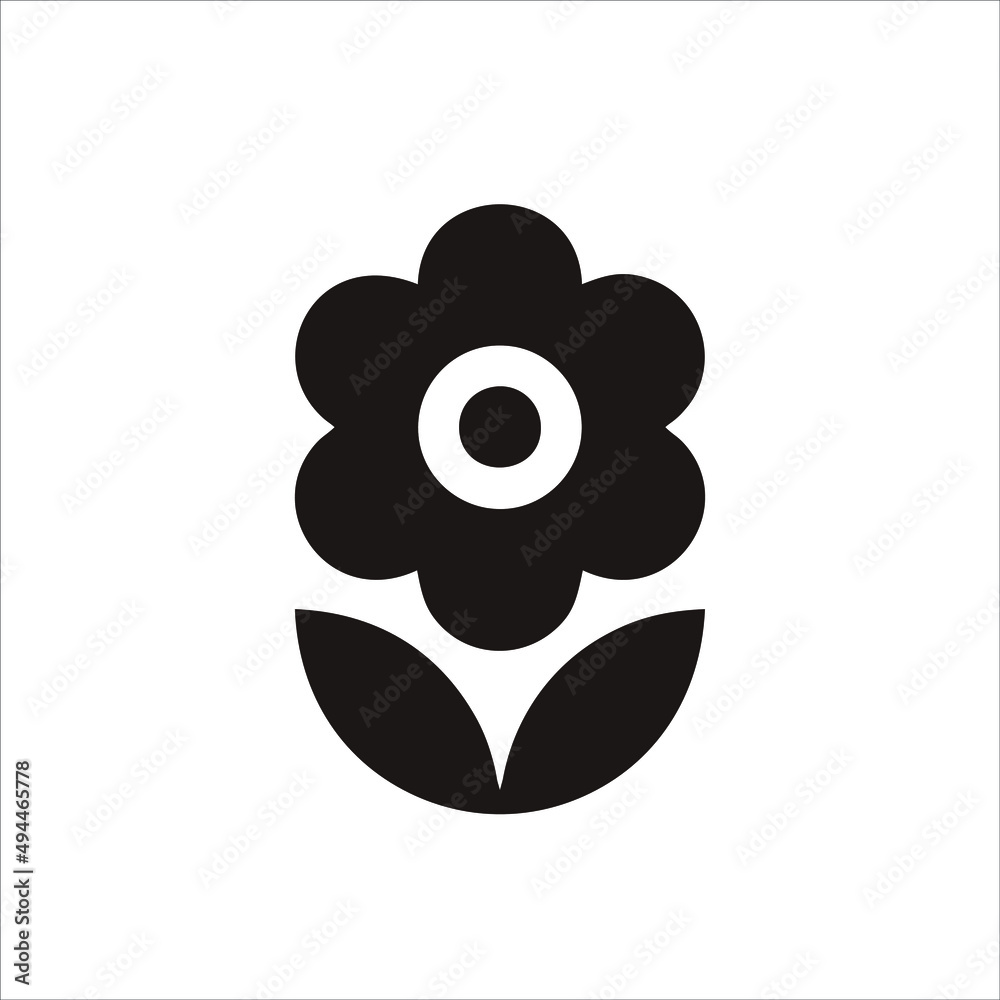 Flower icon. Flower icon image. Flower icon symbol. Flower icon vector ...
