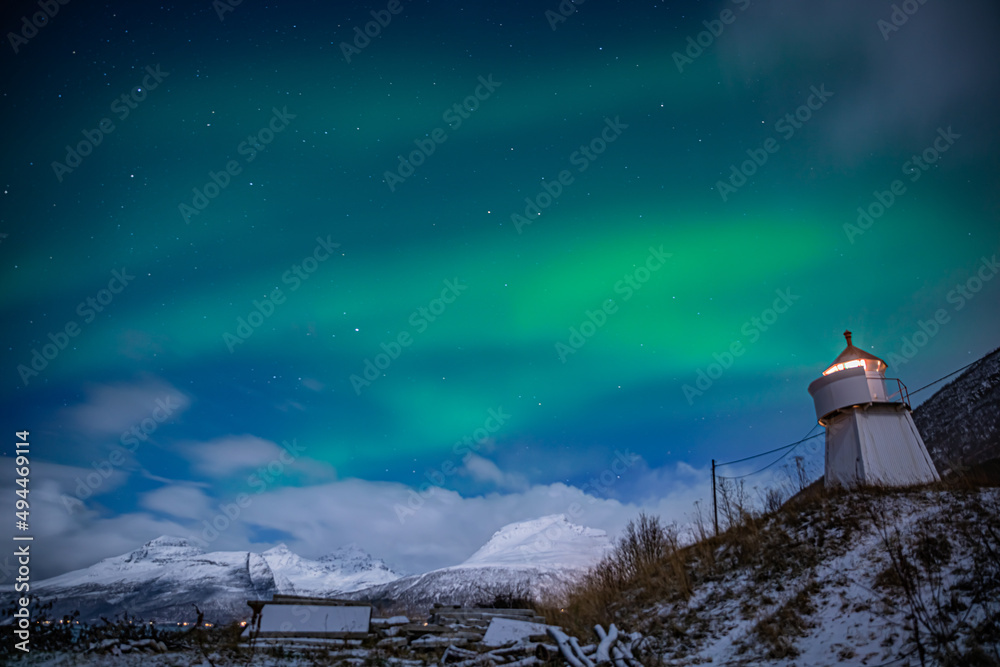 Aurora Borealis, Aurora Polaris, also known as Northern Lights Stock ...