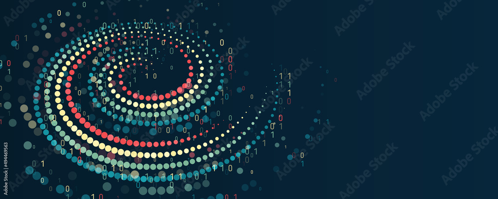 File structuring, machine learning. Big data visualization. A dynamic array of information ...