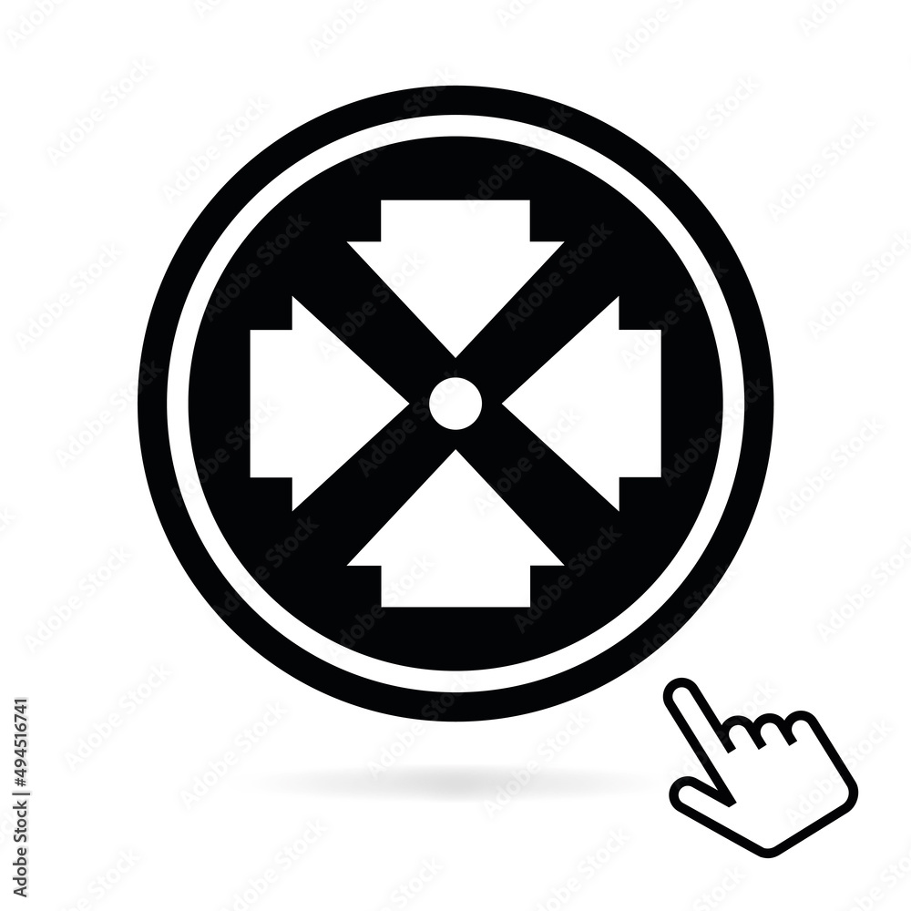 Logo point de rassemblement. Stock Vector | Adobe Stock