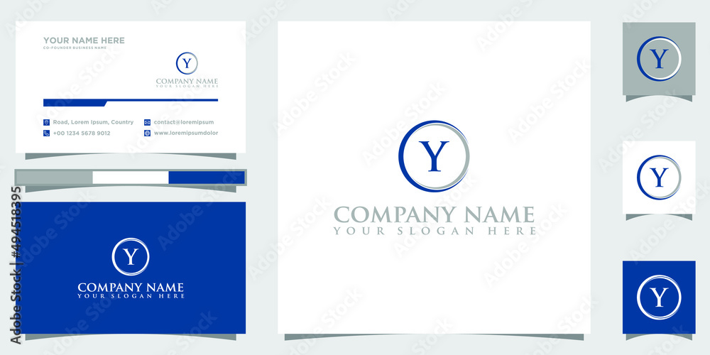 Letter Y Circle style with Branding designs template Graphic Design ...