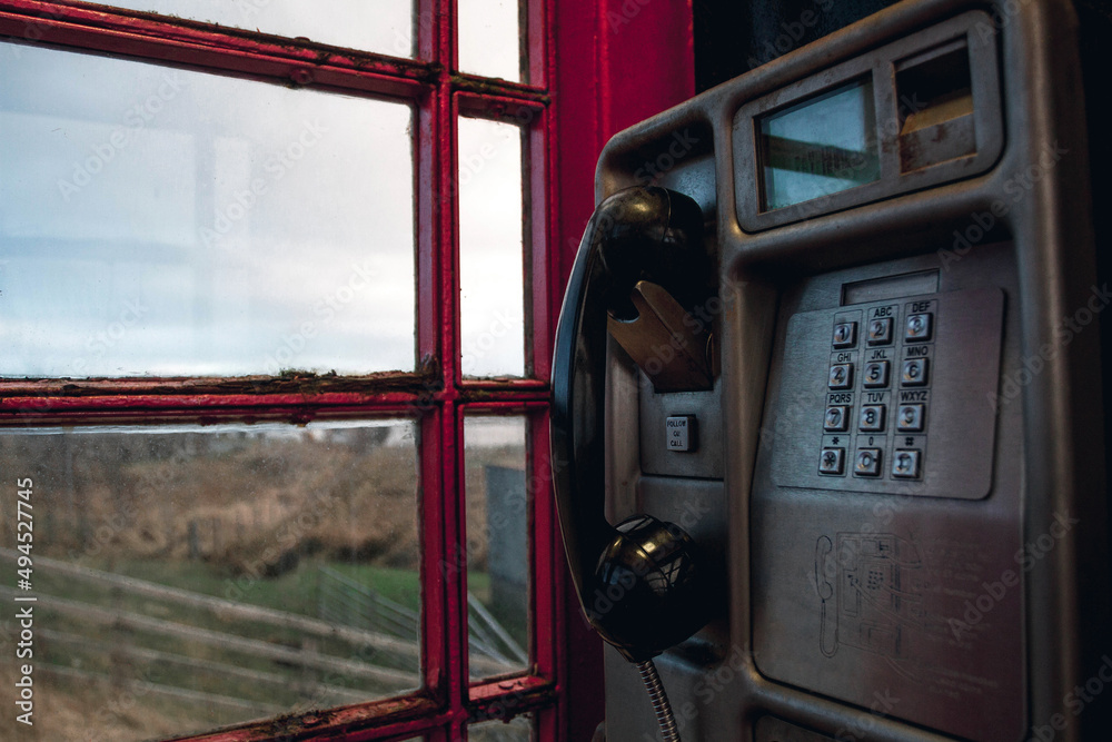old and abandoned phone booth Stock Photo | Adobe Stock