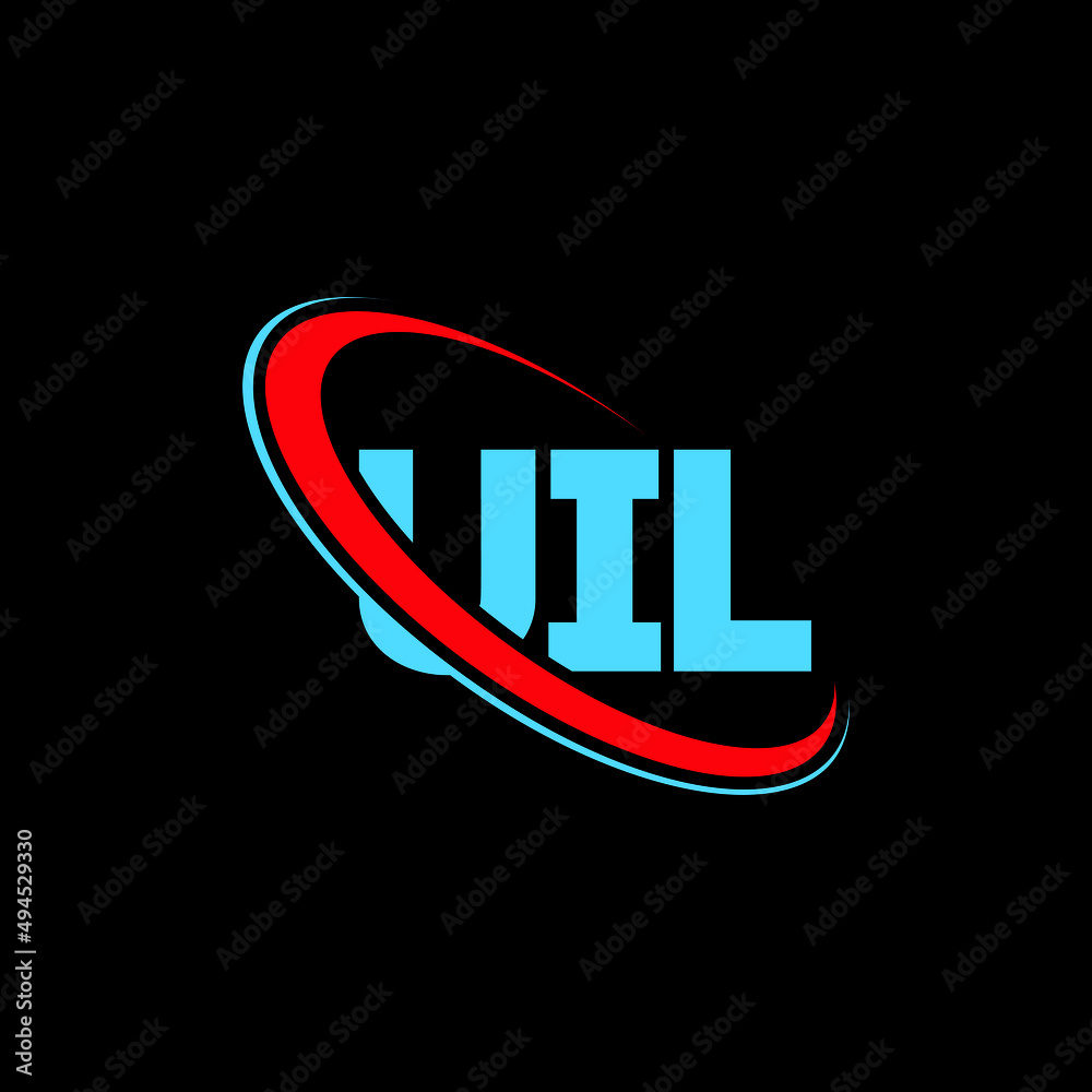 UIL logo. UIL letter. UIL letter logo design. Initials UIL logo linked ...