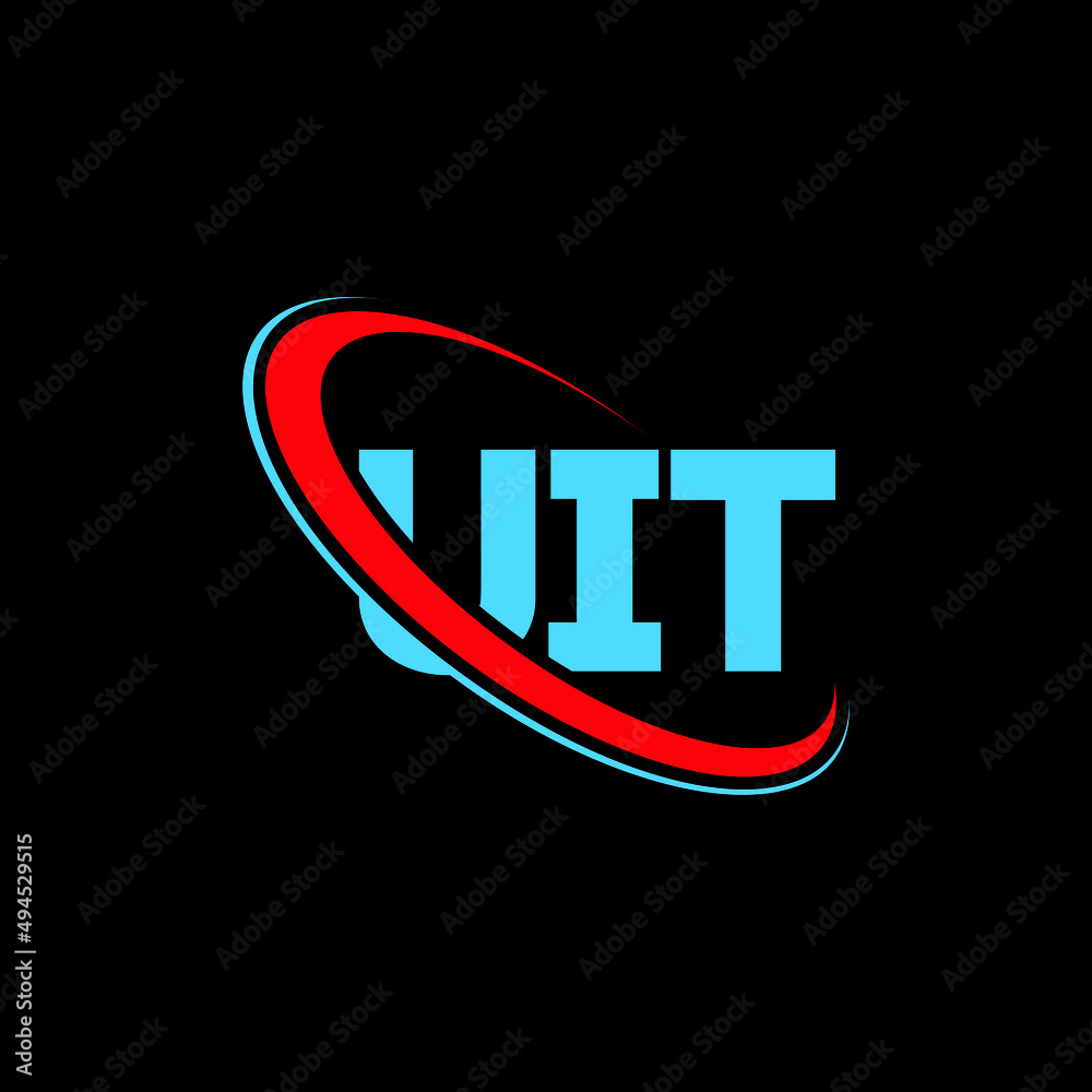 Vecteur Stock UIT logo. UIT letter. UIT letter logo design. Initials ...