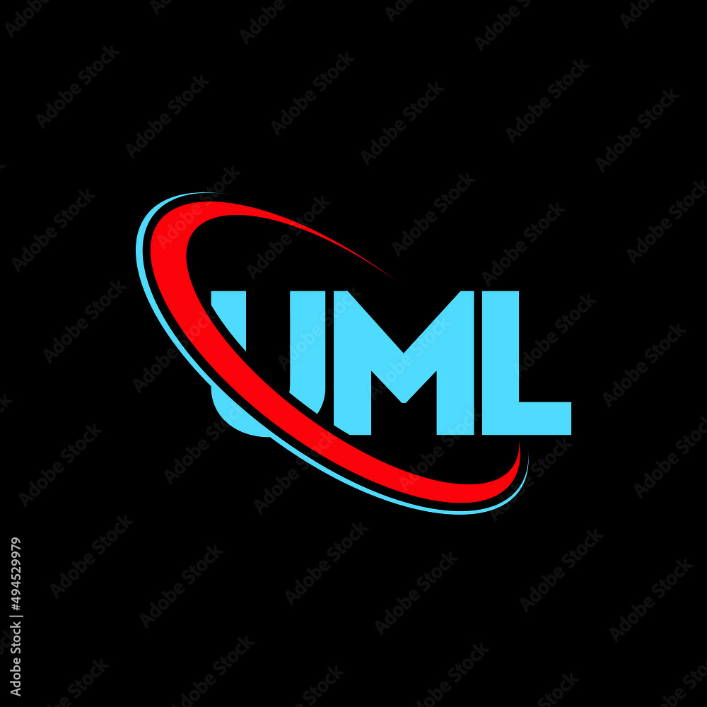 Uml Logo Uml Letter Uml Letter Logo Design Initials Uml Logo Linked With Circle And Uppercase