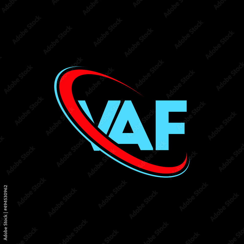 VAF logo. VAF letter. VAF letter logo design. Intitials VAF logo linked ...