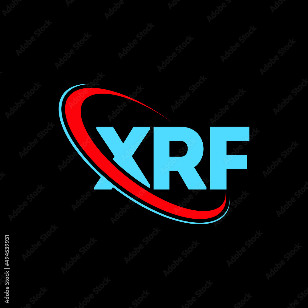 XRF logo. XRF letter. XRF letter logo design. Initials XRF logo linked ...